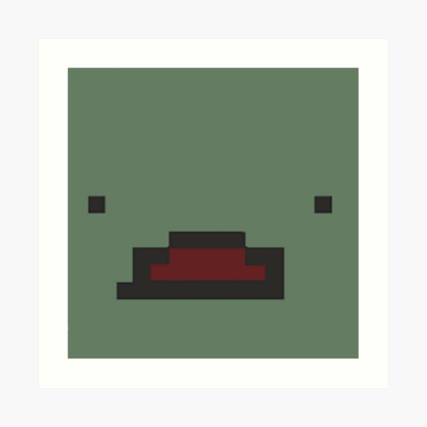 "Unturned Zombie Head Cover" Art Print by krunchycheese | Redbubble
