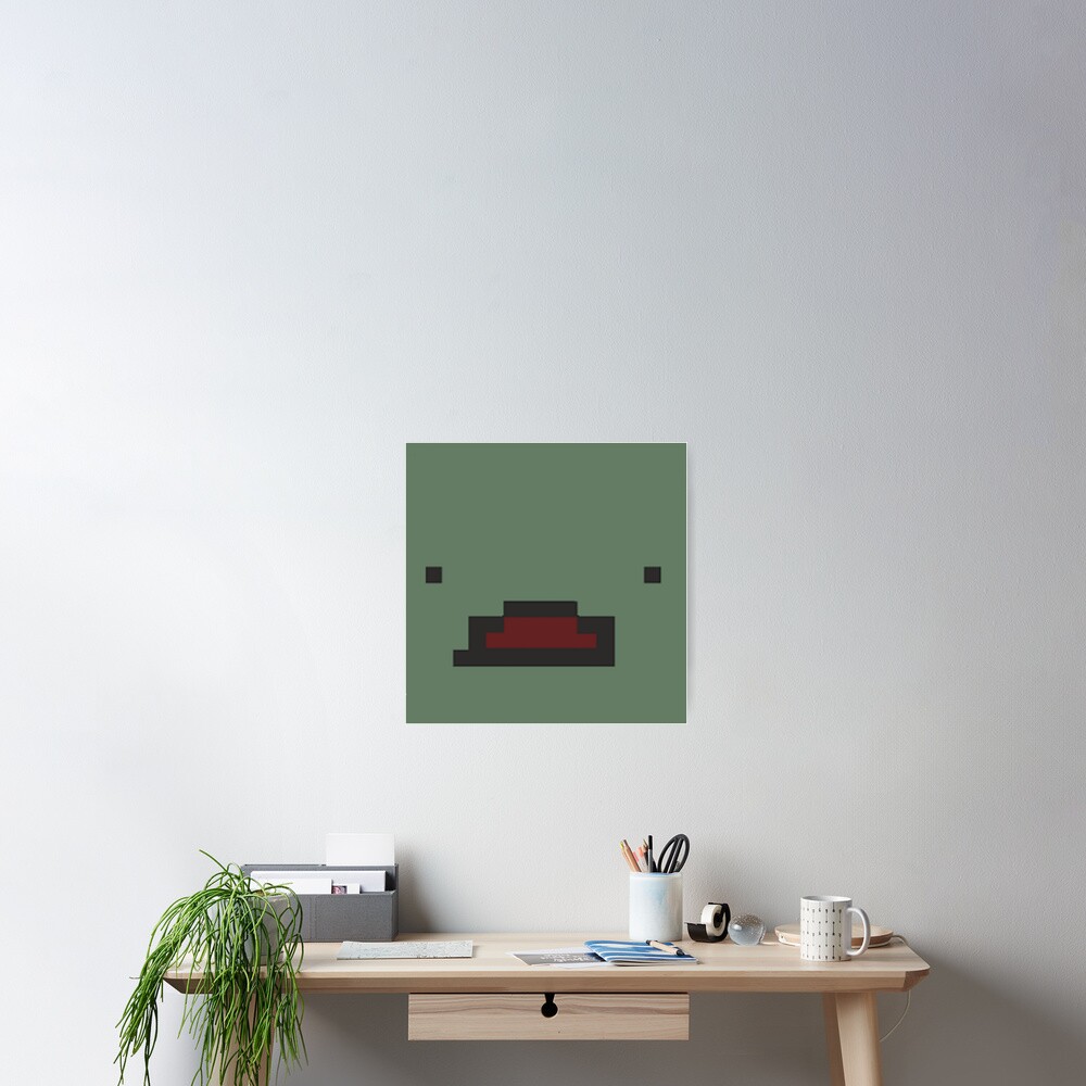 "Unturned Zombie Head Cover" Poster for Sale by krunchycheese | Redbubble