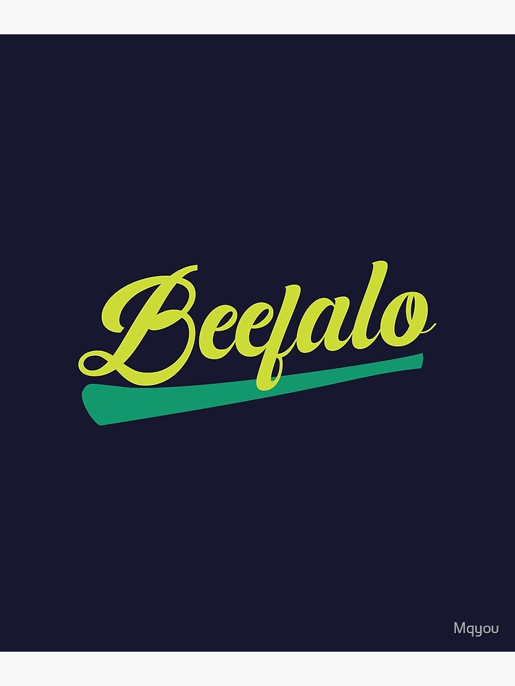 "Beefalo" Poster by Mqyou | Redbubble
