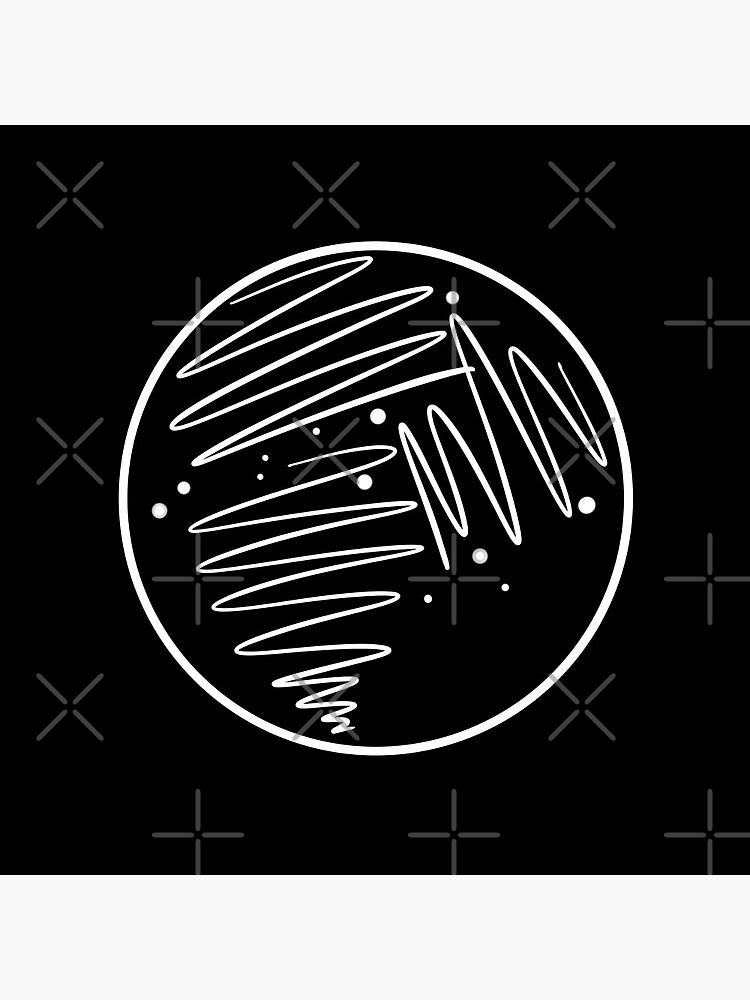 "Bacterial Culture streaks on glass Petri Dish in Microbiology Lab" Pin for Sale by labstud ...