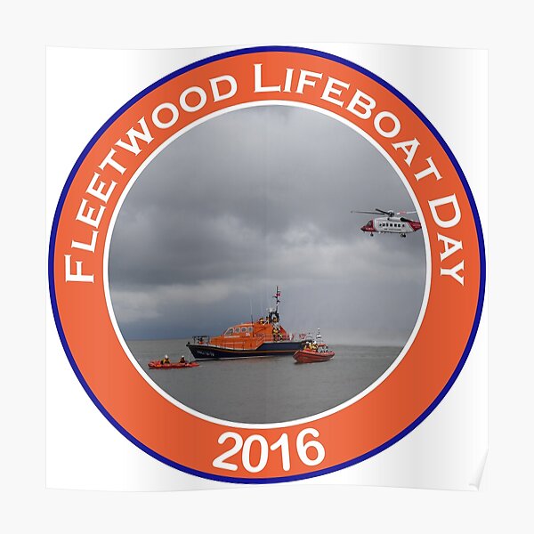 "Fleetwood Lifeboat Day, Helicopter, two inshore lifeboats and a all ...