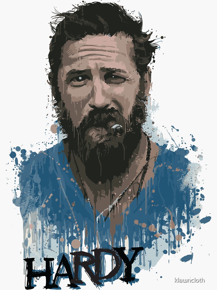 "Hardy" Sticker for Sale by klawncloth | Redbubble