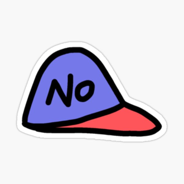 "No cap" Sticker for Sale by Mulchi3 | Redbubble