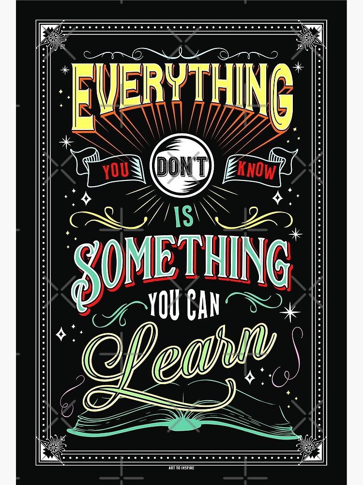 Poster « Affiches motivantes et inspirantes », par Art-To-Inspire ...