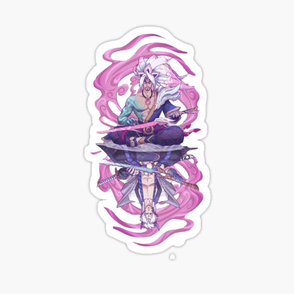 "Spirit Blossom Yasuo " Sticker for Sale by lucci-nano | Redbubble