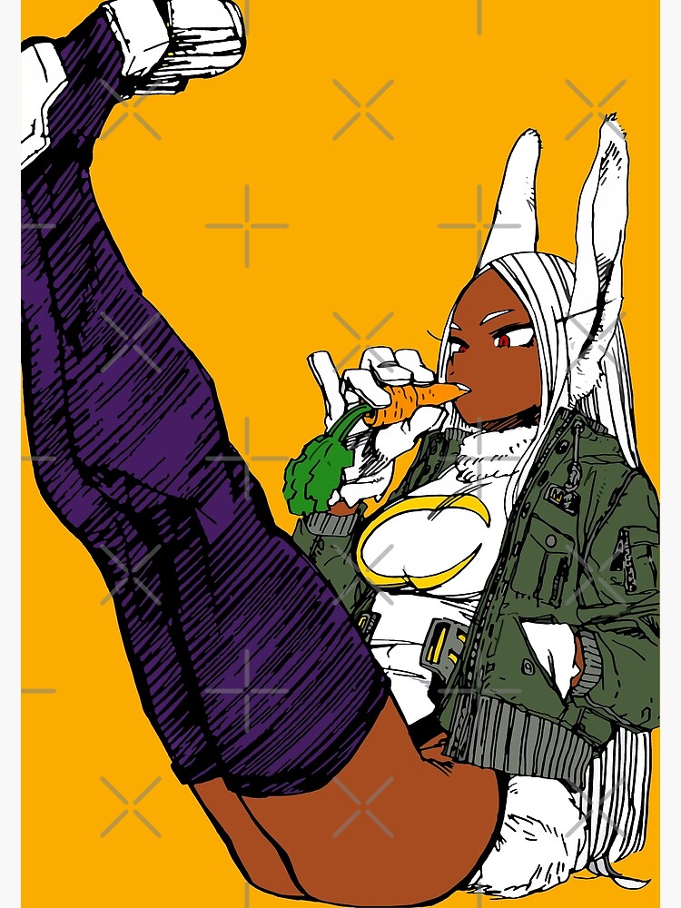 "Miruko Rumi Usagiyama with jacket My Hero Academia" Canvas Print for ...