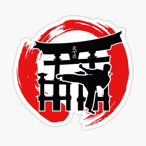 "Tori Gate Warrior" Sticker for Sale by DCornel | Redbubble
