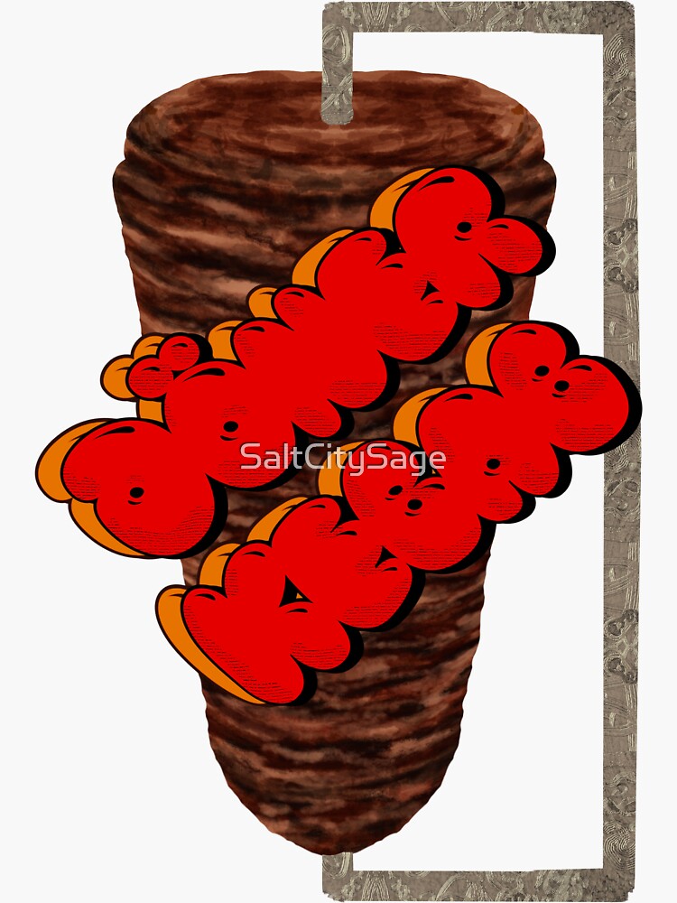"DÖNER KEBAB" Sticker by SaltCitySage | Redbubble