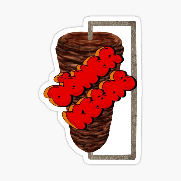 "DÖNER KEBAB" Sticker for Sale by SaltCitySage | Redbubble