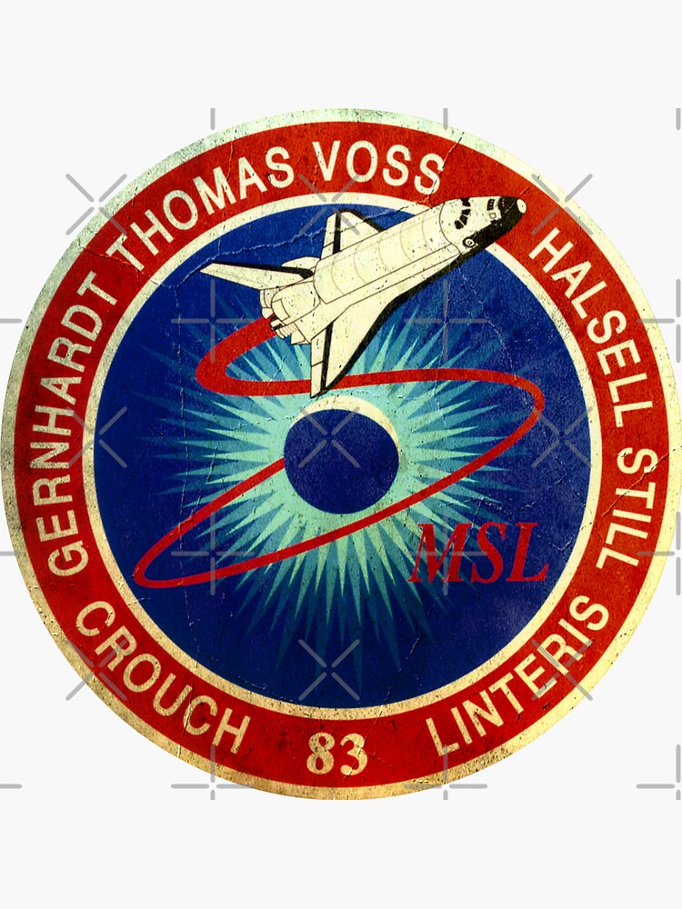 "STS-83 patch" Sticker by trendistudio | Redbubble