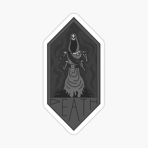 "Death" Sticker by MyTsteed | Redbubble