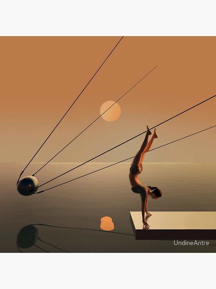 "Balance" Sticker for Sale by UndineAntre | Redbubble