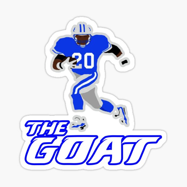 "THE GOAT OF DETROIT FOOTBALL SHIRT AND STICKER " Sticker by ...