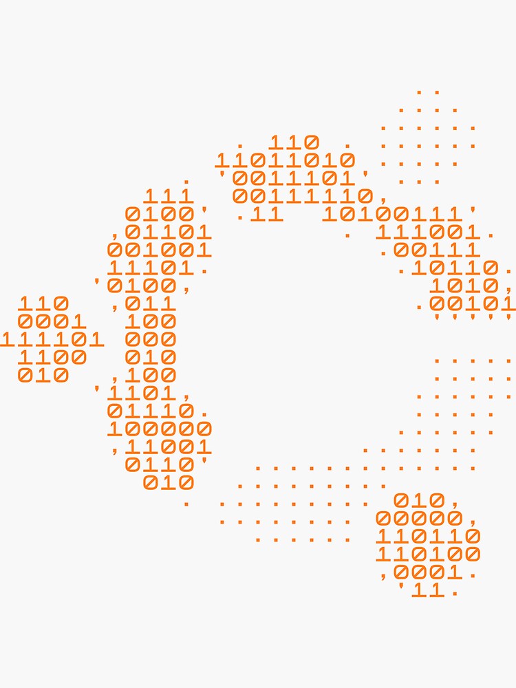 "Ubuntu Linux logo transformation" Sticker for Sale by TechItems ...