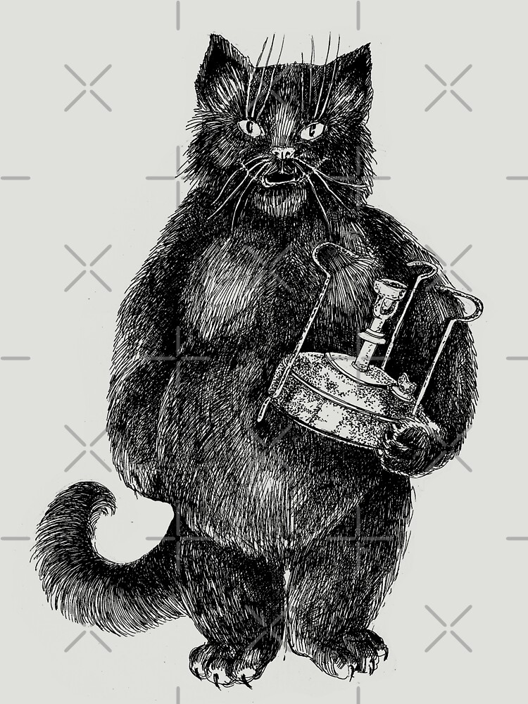 "Behemoth the Cat" T-shirt for Sale by Redilion | Redbubble | behemoth ...