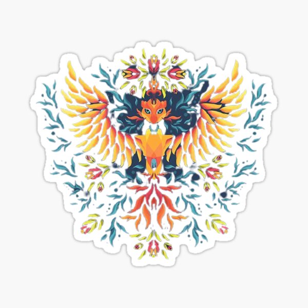 "PHOENIX" Sticker for Sale by RisusE | Redbubble