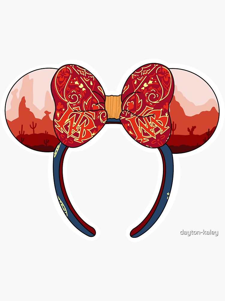 "Big Thunder Mountain Railroad Ears" Sticker for Sale by dayton-kaley ...