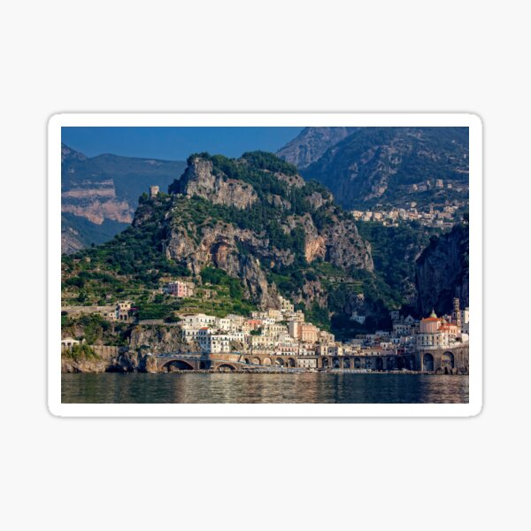 "Amalfi Coast, Italy, Ocean Mountains" Sticker for Sale by ...