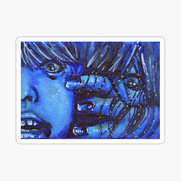 "Grudge" Sticker for Sale by KLoganArt | Redbubble