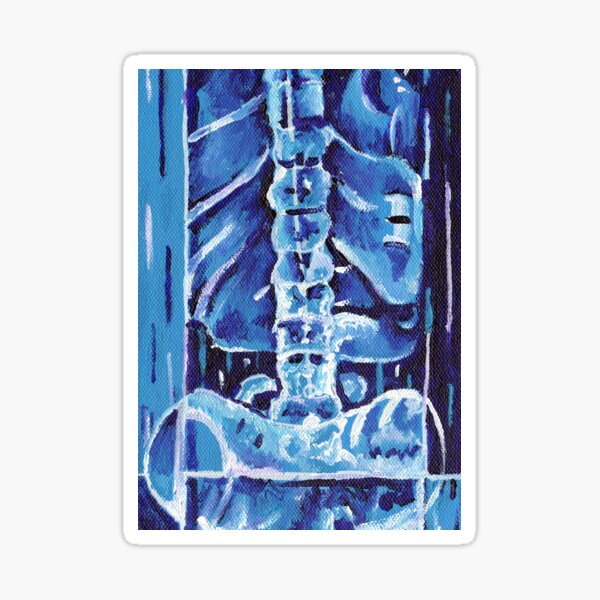 "Backbone" Sticker for Sale by KLoganArt | Redbubble