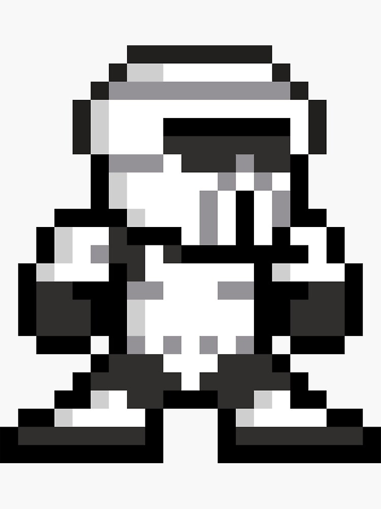 "Scout Trooper Pixel Art" Sticker by BitsandPixels | Redbubble
