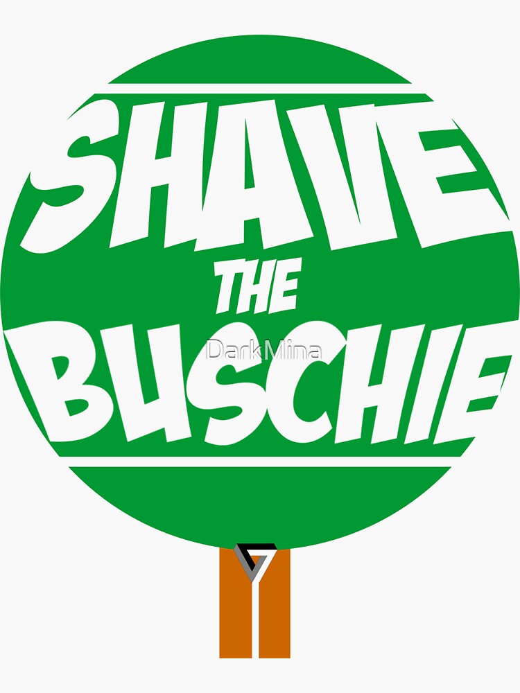 "Shave the bush" Sticker by DarkMina | Redbubble