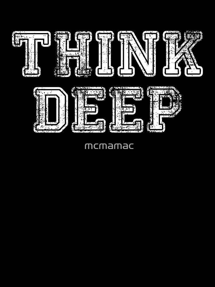 Life,universe And Everything Think Deep Canvas