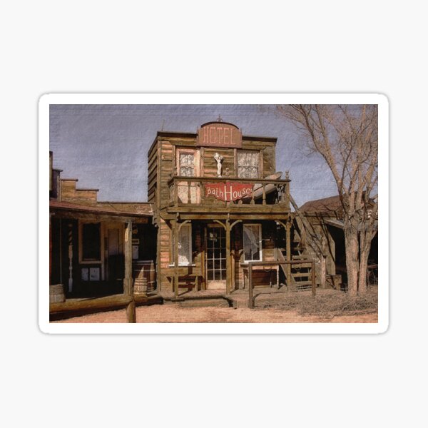 "A Piece Of The Old West" Sticker by CarolM | Redbubble