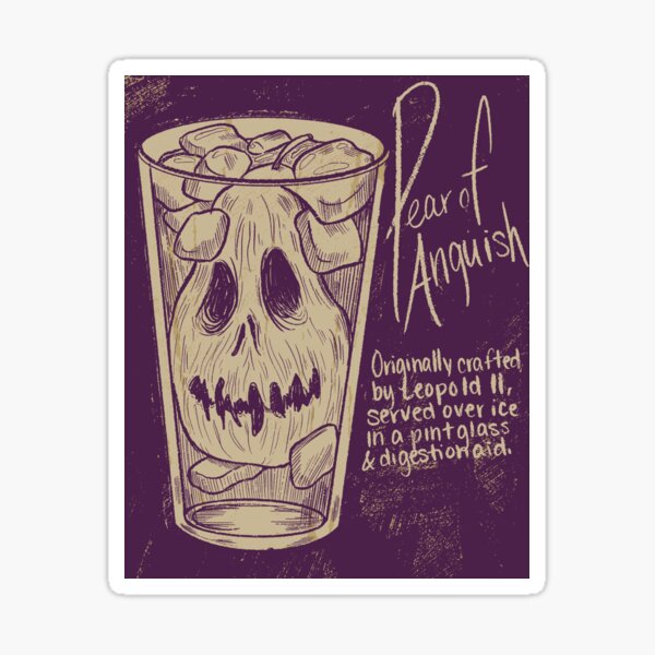 "Pear of Anguish" Sticker for Sale by mycamakes | Redbubble