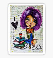 Stack of Books: Stickers | Redbubble