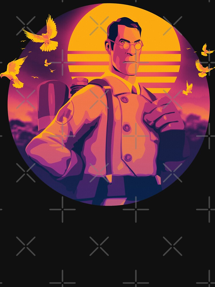 "Team Fortress 2: Meet the Medic (Sunset)" T-shirt for Sale by ...