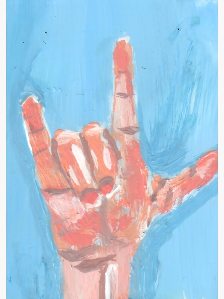 Asl Sign Painting Isabelle & Max™ Rainbow Peace Love Caring Hand