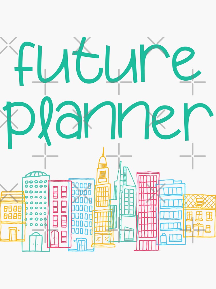 "Future planner" Sticker for Sale by ABCDesignz | Redbubble