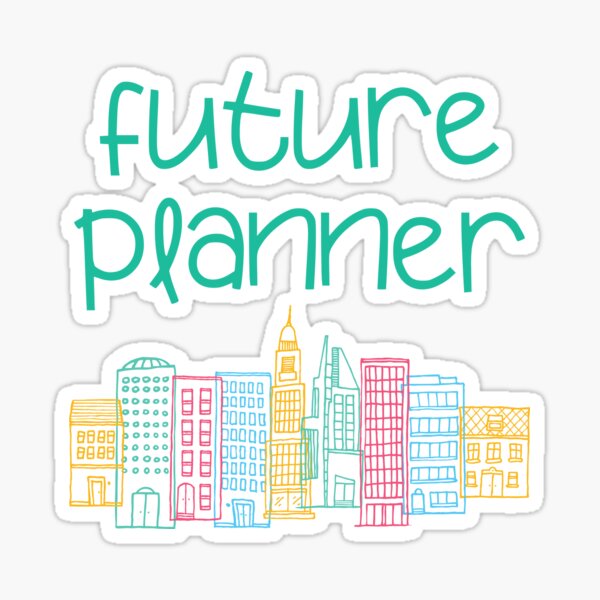 "Future planner" Sticker for Sale by ABCDesignz | Redbubble