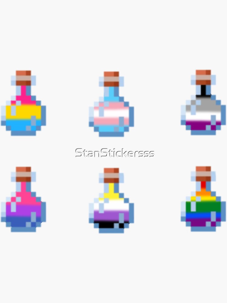 Pride Potions Sticker For Sale By Stanstickersss Redbubble