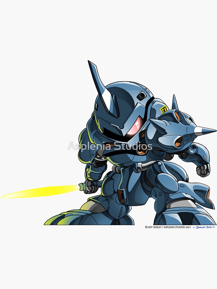 "Asplenia Studios: SD Kampfer " Sticker for Sale by Asplenia Studios ...