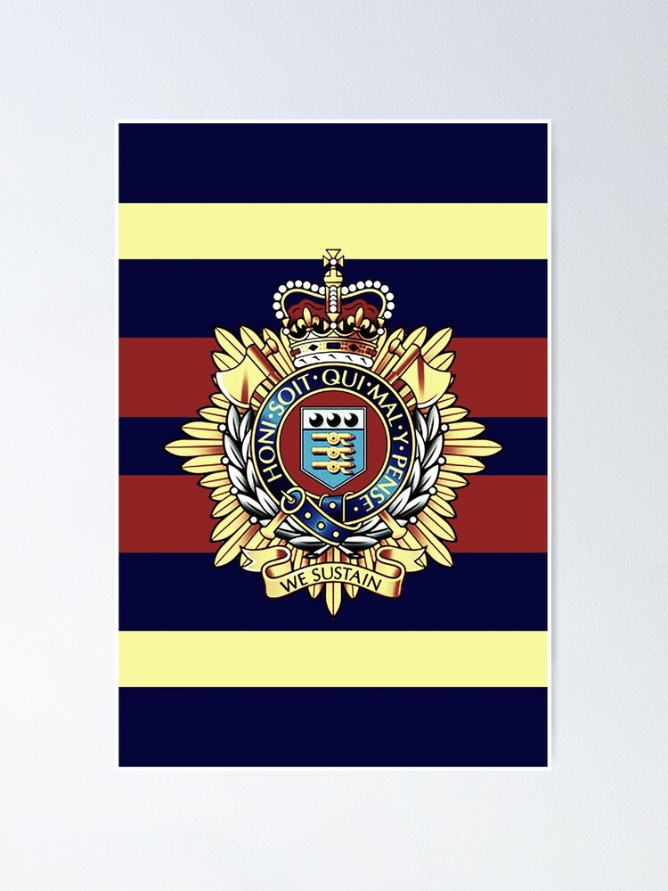 "Royal Logistics Corps RLC CAP BADGE" Poster for Sale by ...