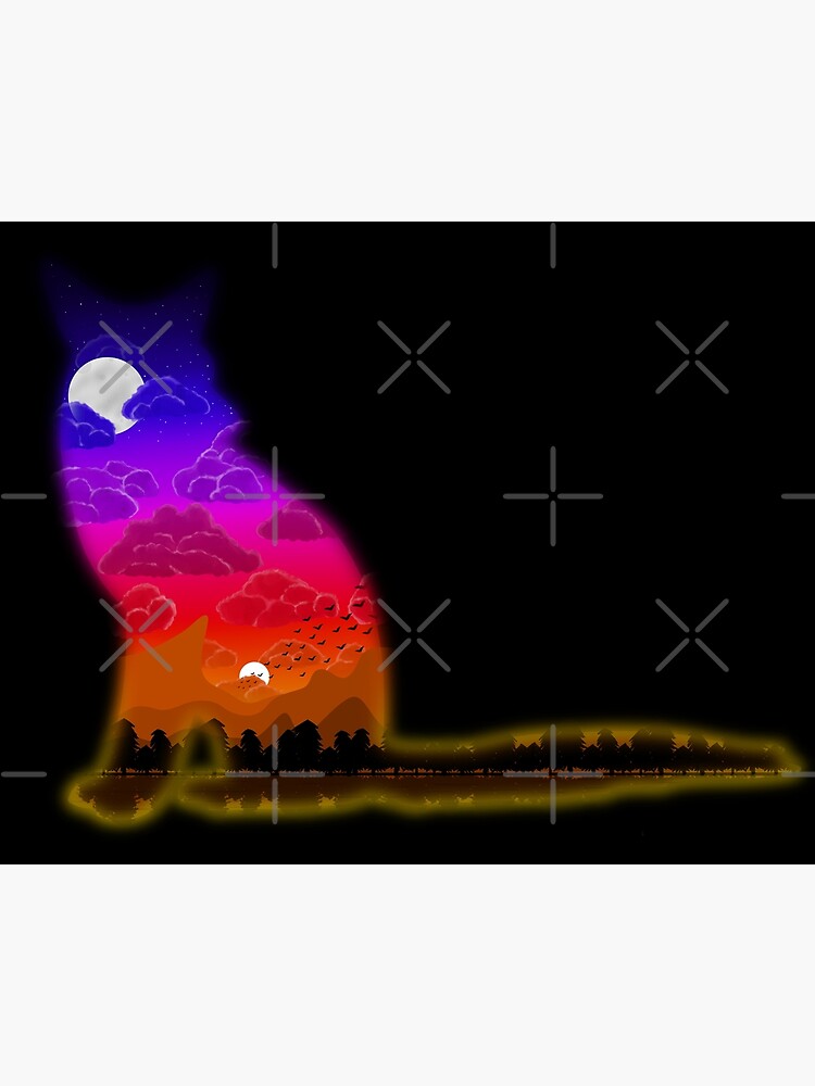 "Sunset Fox Silhouette" Poster by Korki-Dorki | Redbubble