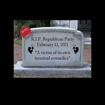 "RIP Republican Party" Sticker for Sale by ToyoTees | Redbubble