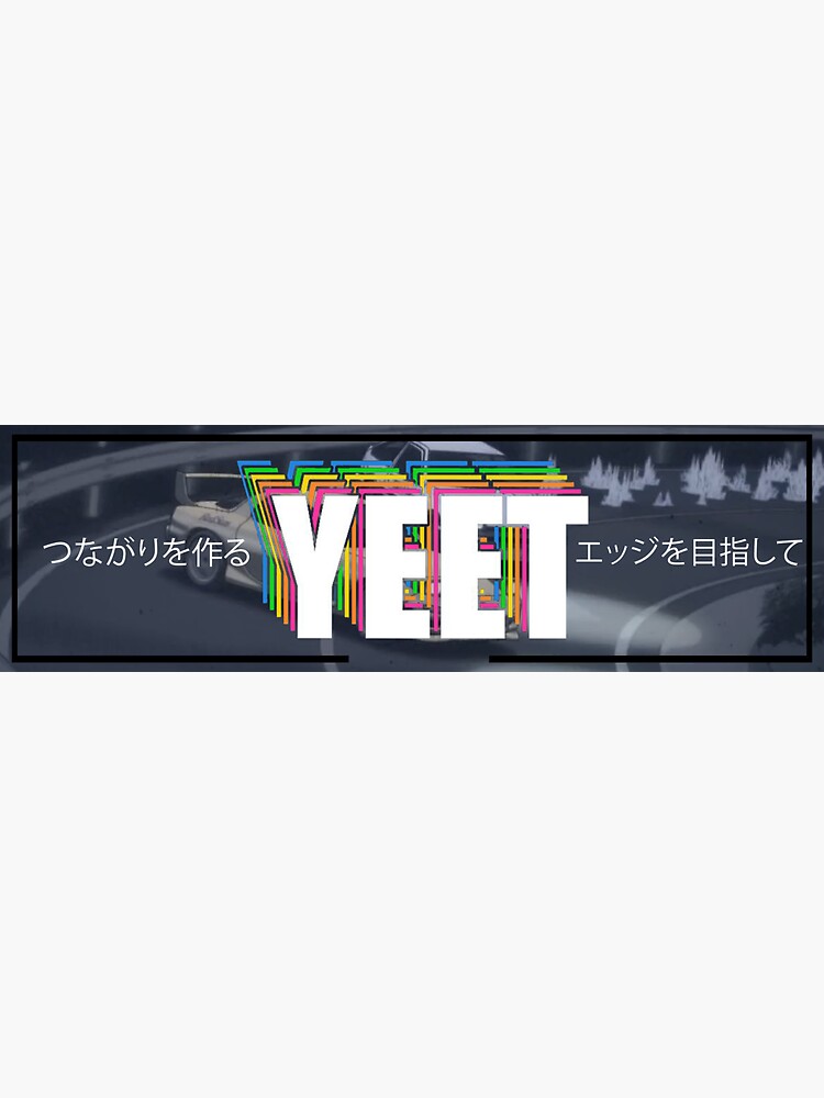 "Yeet!" Sticker for Sale by olliestokes | Redbubble