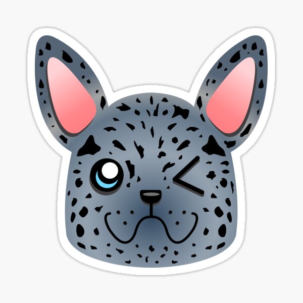 "Merle Frenchie" Sticker for Sale by XYDogs | Redbubble