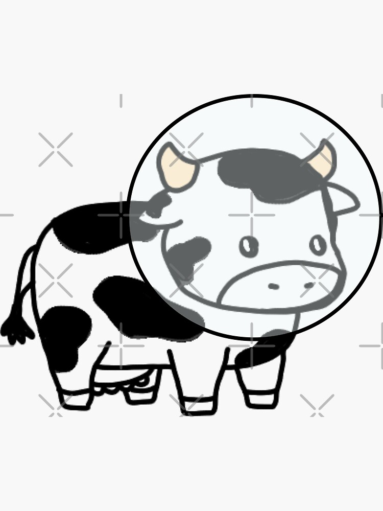 "Space Cow Astronaut" Sticker for Sale by SpaceCadetDsgn | Redbubble