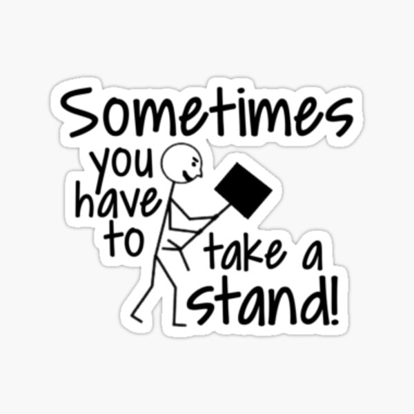 "Stand Responsibility" Sticker for Sale by vikas1977 | Redbubble