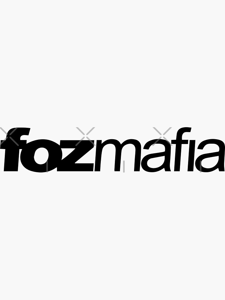 "Fozmafia" Sticker for Sale by enrique-ruckus | Redbubble