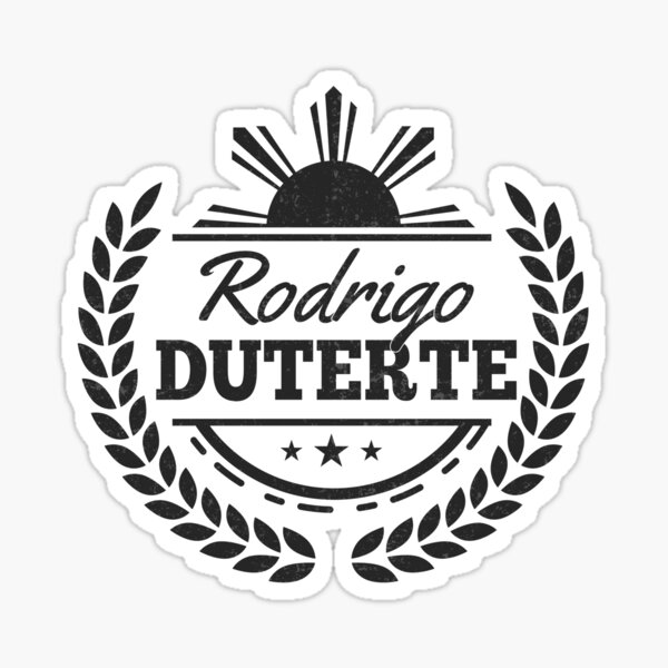 "Rodrigo Duterte" Sticker by carleetopx | Redbubble