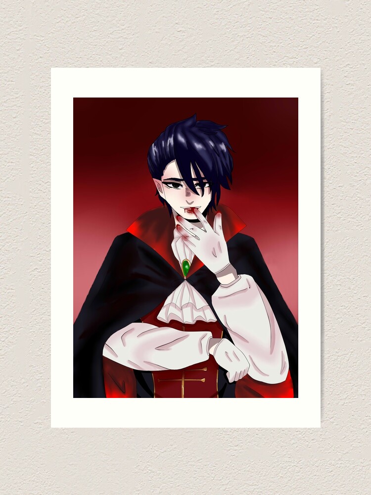 "Tamaki Amajiki Vampire MHA fanart" Art Print by SeyfridS | Redbubble