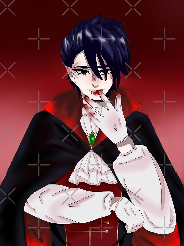 "Tamaki Amajiki Vampire MHA fanart" Art Print by SeyfridS | Redbubble