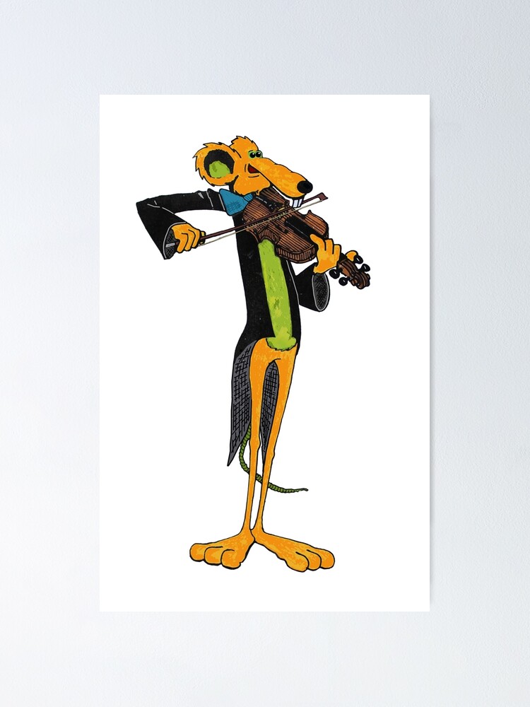 Póster «Violín Viola Ratty Rat» de Havocgirl | Redbubble