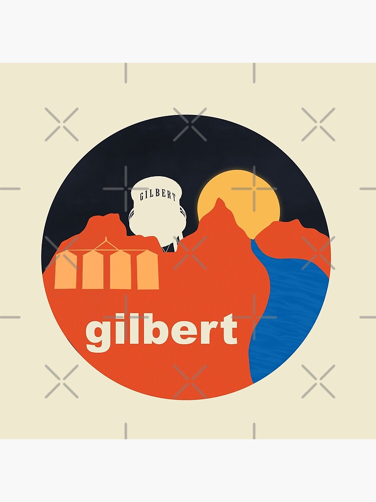 "Gilbert Arizona Water Tower Silos Sticker" Poster for Sale by Hevding ...