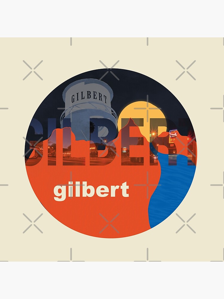 "Gilbert Arizona Water Tower Downtown Sticker" Poster by Hevding ...